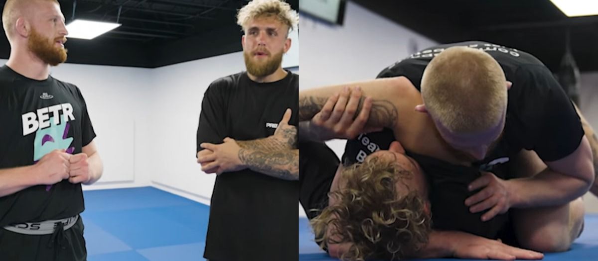 Bo Nickal trains Jake Paul in wrestling, BJJ · Warrior Code